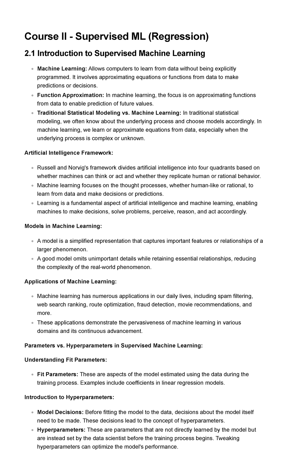 Course Ii Supervised Ml Regression Hyperparameters In Supervised 6198