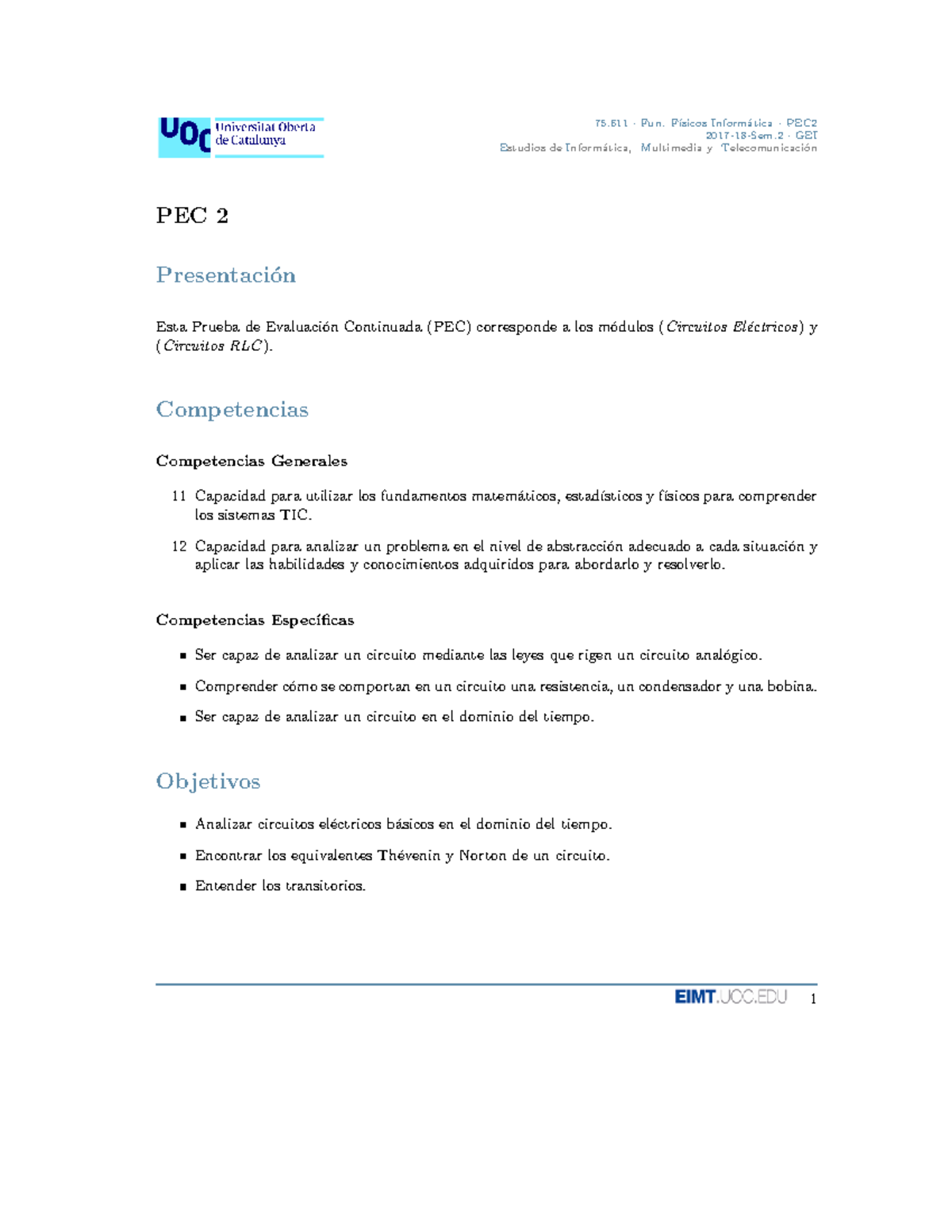 75611 2017 2 PEC2SOL v5 - Solucion PEC5 2017-2018-2 - 2017-18-Sem · GEI ...