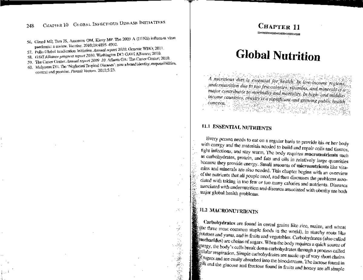 GH - Ch 11 - Global Health Chapter 11 - COMM 350 - Studocu