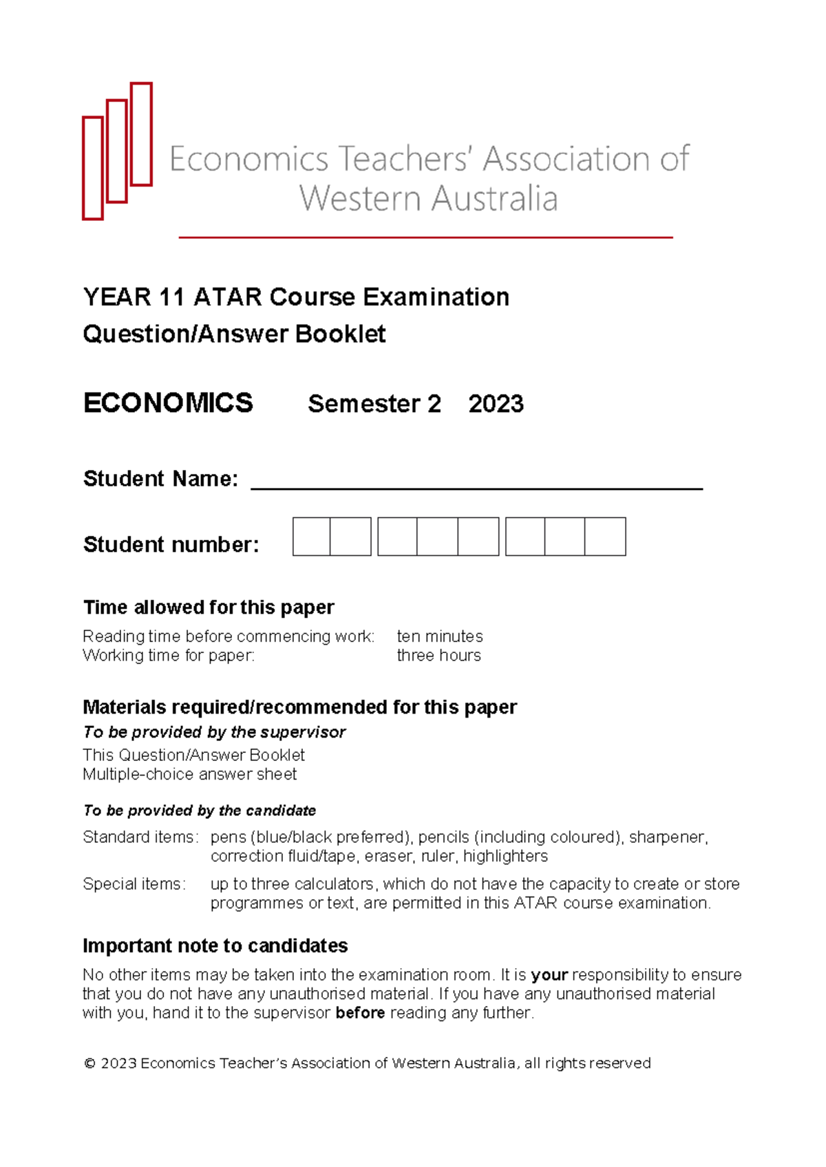 Etawa- Semester-2-YEAR-11-EXAM - YEAR 11 ATAR Course Examination ...