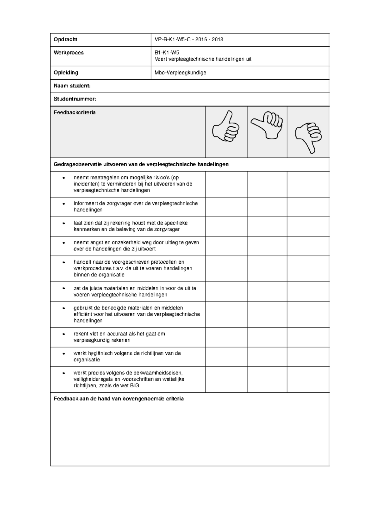W5c - wetgeving in de zorg - Opdracht VP-B-K1-W5-C - 2016 - 2018 ...
