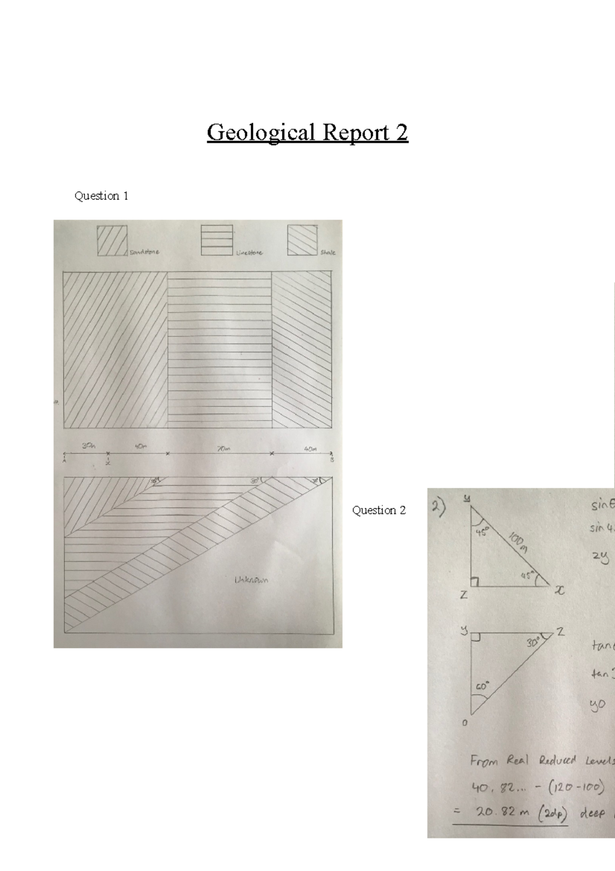 Geological Report 2 - description not provided for this document ...