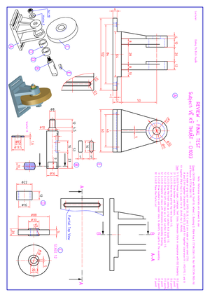 RFT5- V Block U Clamp-TASK - A-A A Knurled head screw C 50H12/f 22H12/f ...