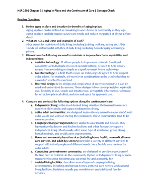 Chapter 2 Concept Check HSA 290 - HSA 290| Chapter 2 | Social ...