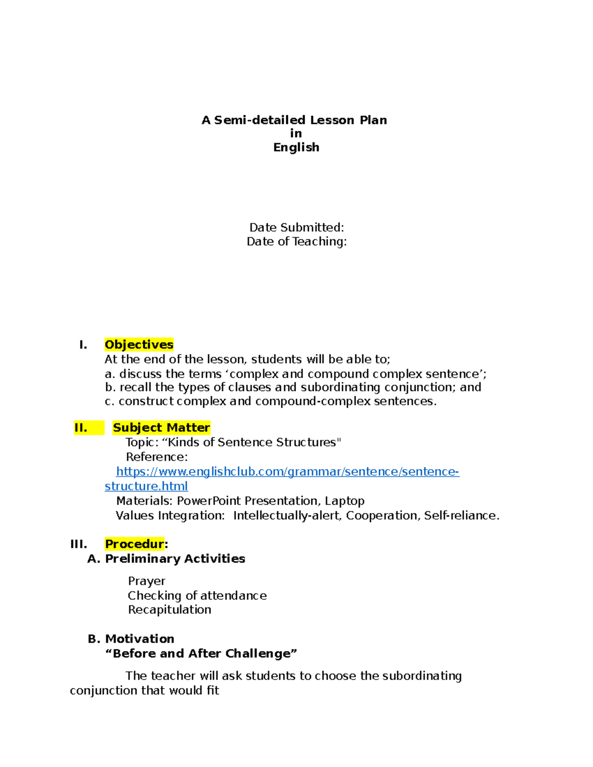 Complex-and-Compound-complex-sentence - Teaching -Grammar - A Semi ...