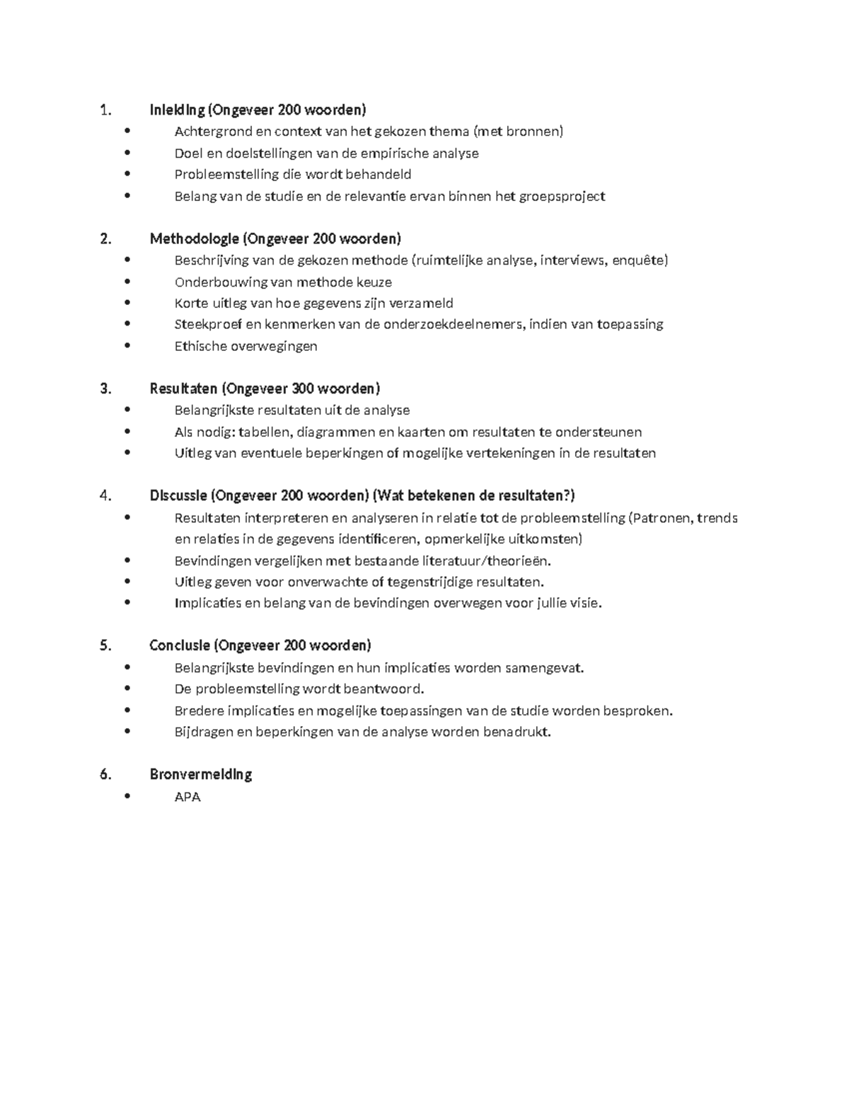 Richtlijn individuele analyse - Inleiding (Ongeveer 200 woorden ...
