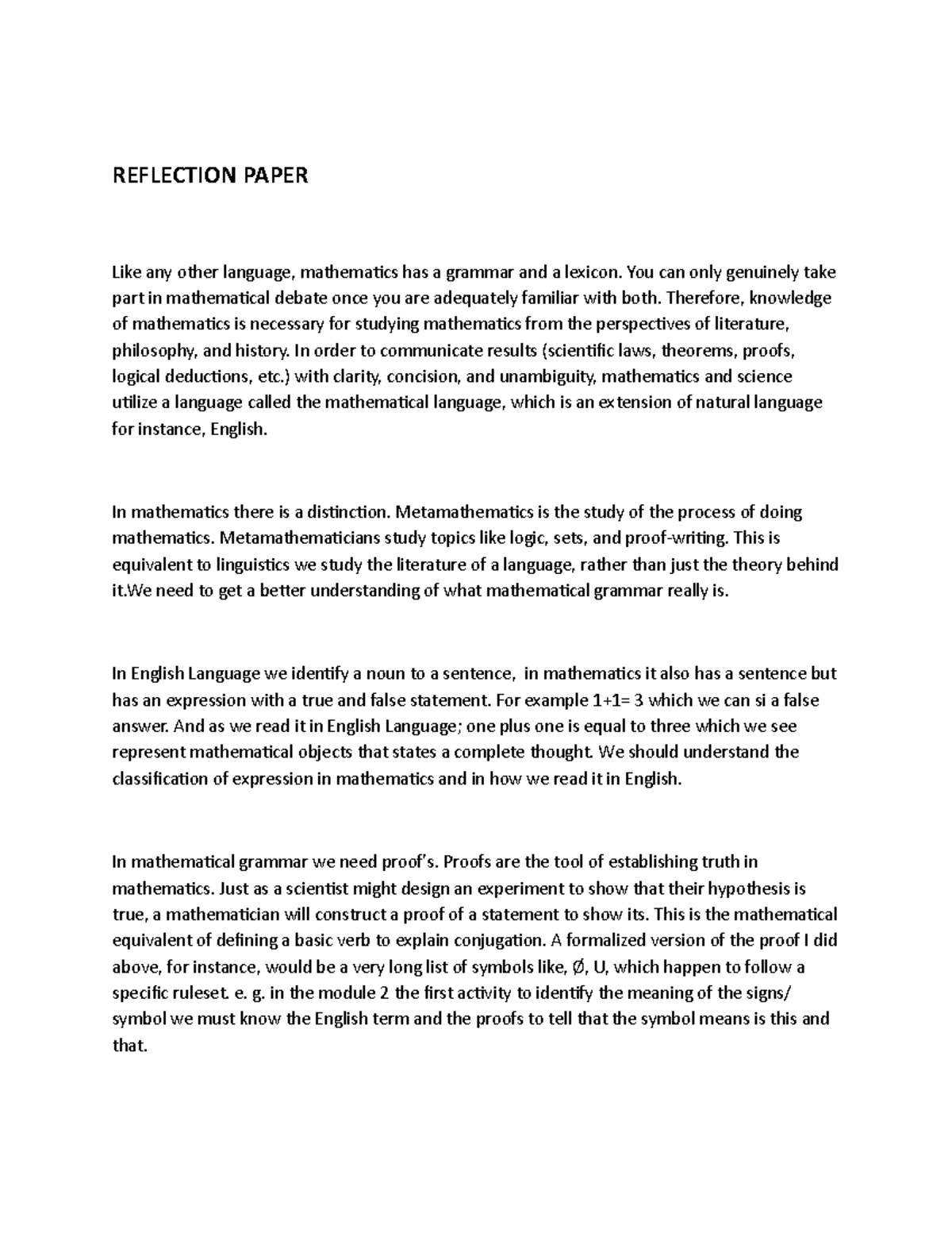 Reflection Paper-WPS Office Module 2 - REFLECTION PAPER Like any other ...