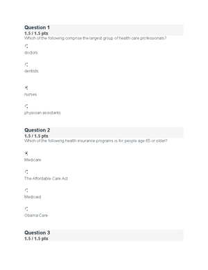 Quiz 4 (S 2023) FNDH - Study material - Mammography is a form of ...