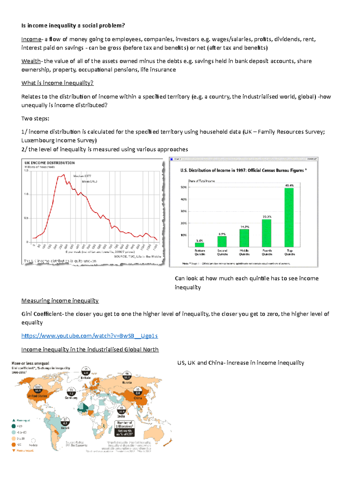 Lecture 6 -is income inequality a social problem - Is income inequality ...