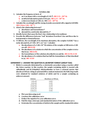 Lab Report CHM258 - GJCWVBWgvwcfbe - Fundamental of Organic Chemistry ...
