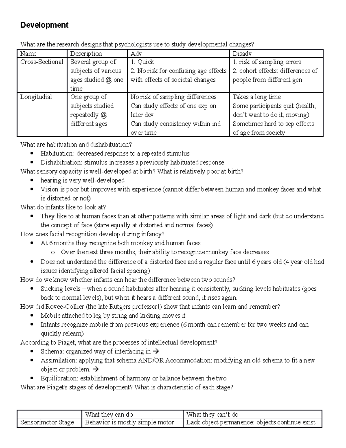 Chapter 5 Study Guide - What are the research designs that ...