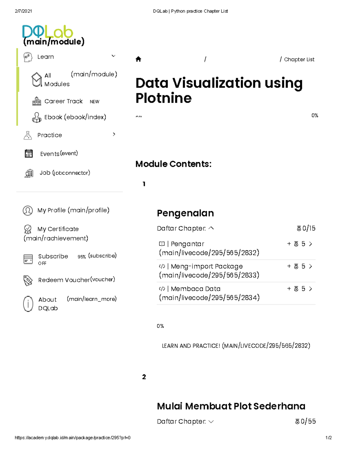 Data Visualization using Plotnine - 2/7/2021 DQLab | Python practice ...