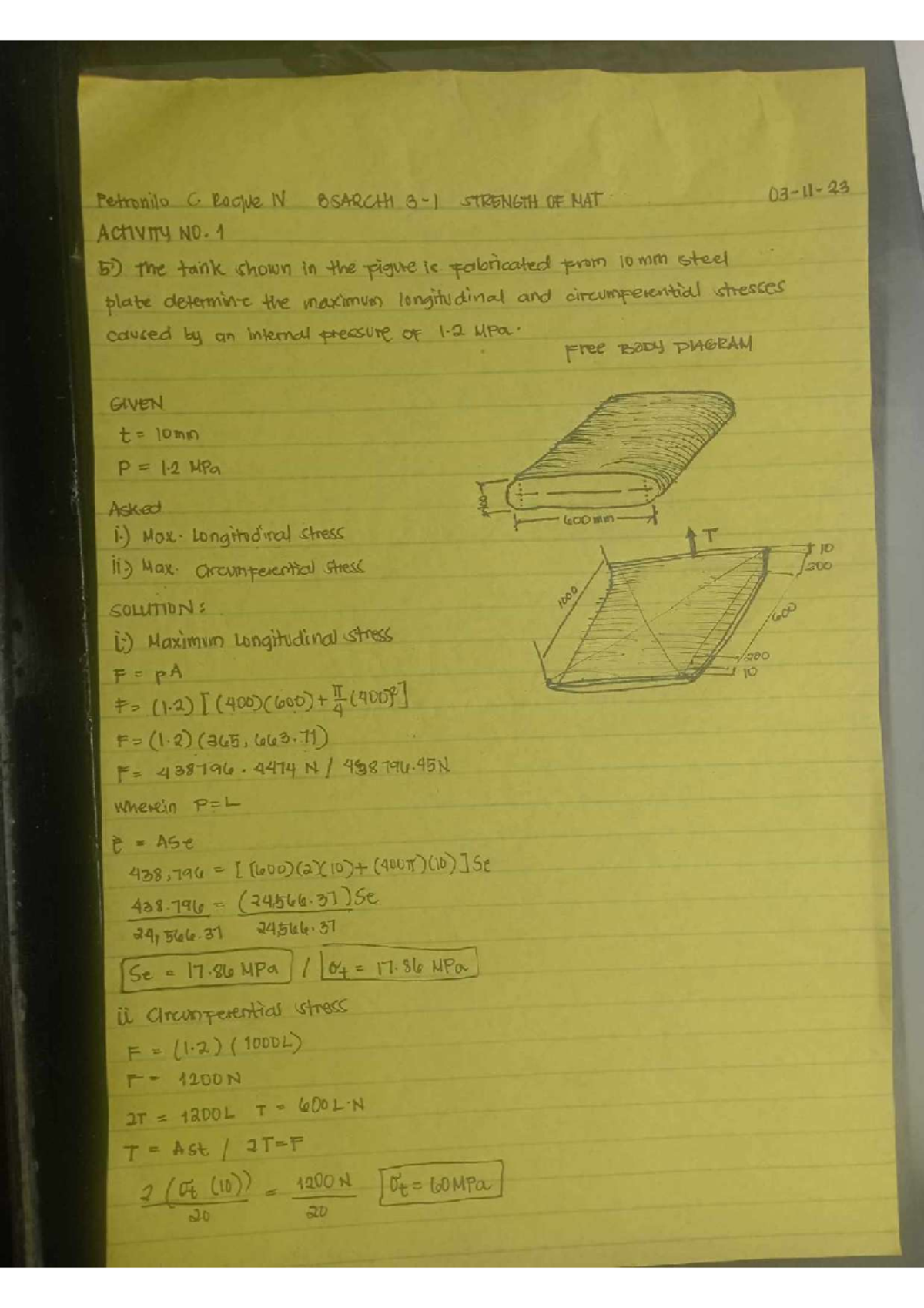 Strema ACT 1 - Mechanical Engineering - Studocu