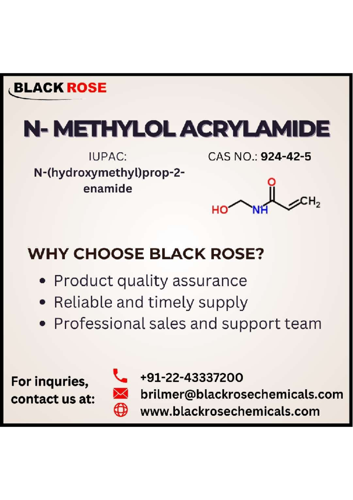 N-Methylol Acrylamide carousel post - Chemistry - Studocu