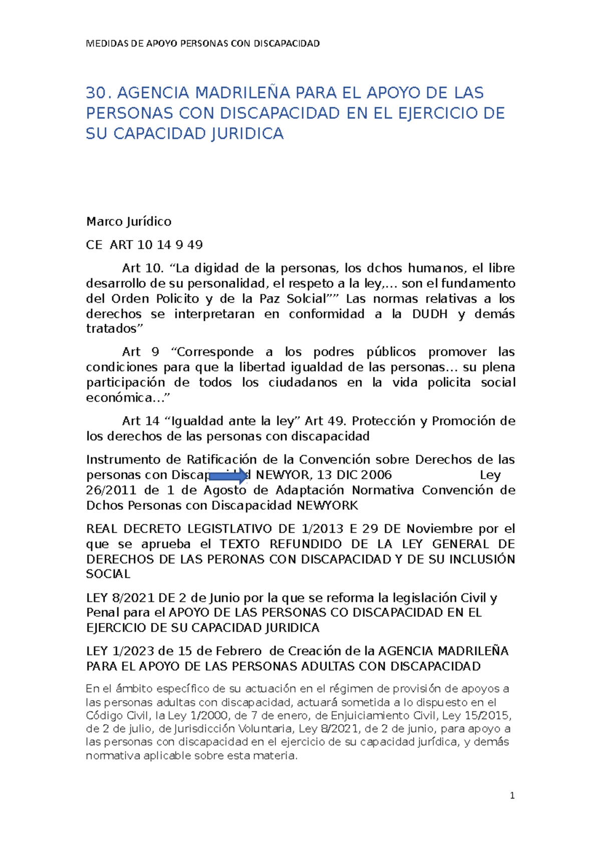 TEMA 30 LEY 8 2021 - RESUMEN NORMATIVA LEY 8/2021 Y RECURSOS PERSONAS ...