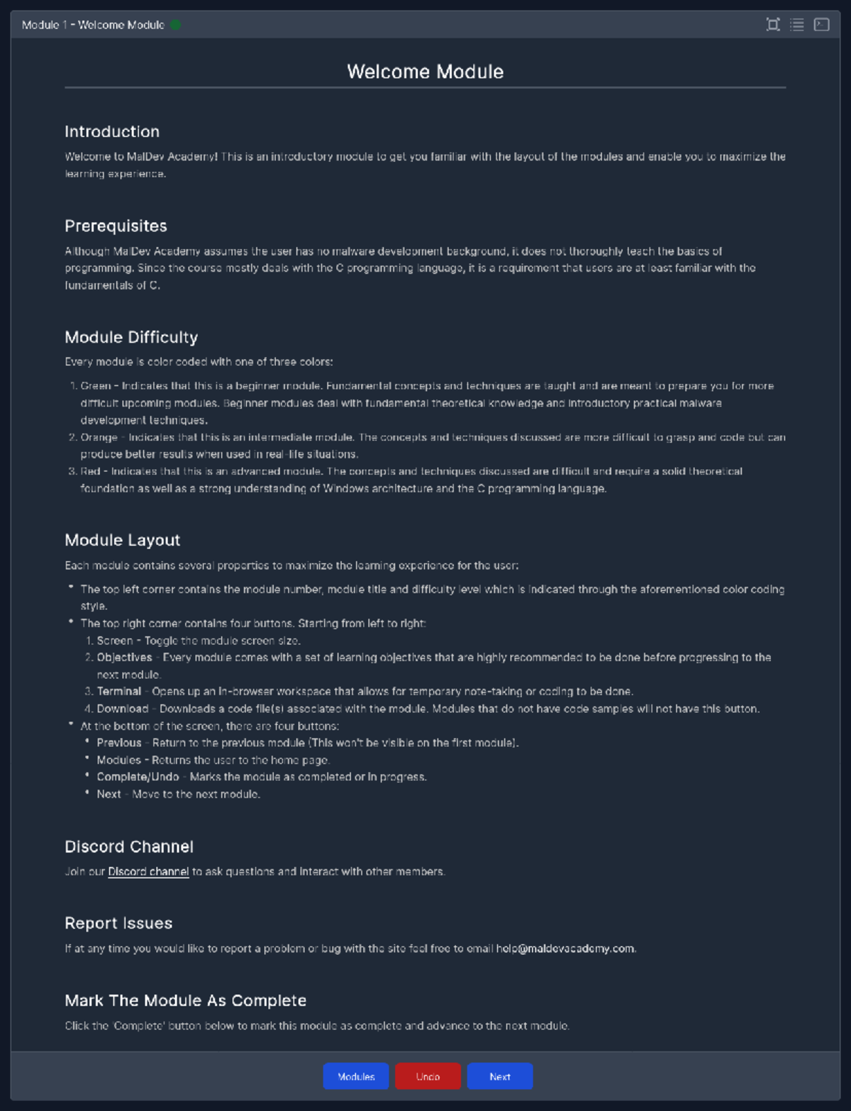 Mal Dev Academy - cancer - Module 1 Welcome Module Welcome Module ...