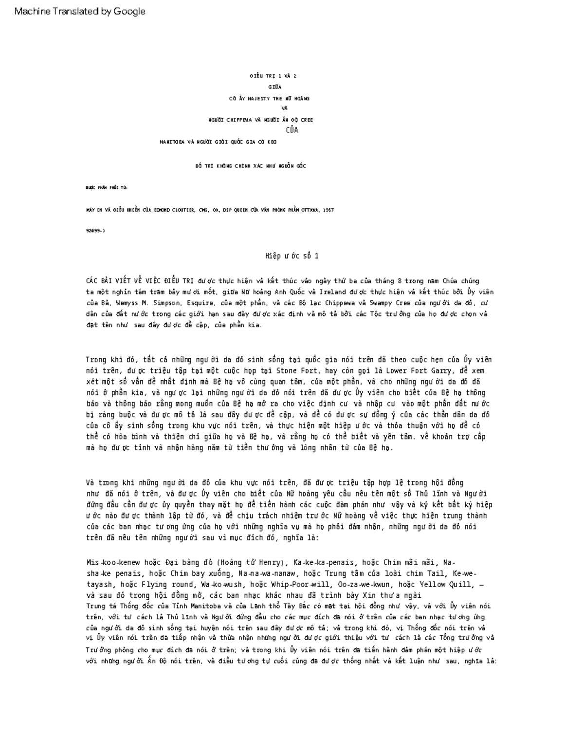 Treaty 1 - Full printed paper - IS-1017 - U of W - Studocu