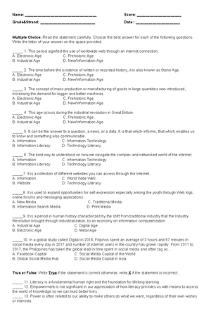 Assessment form 2.5- short story assessment rubric - Names ...