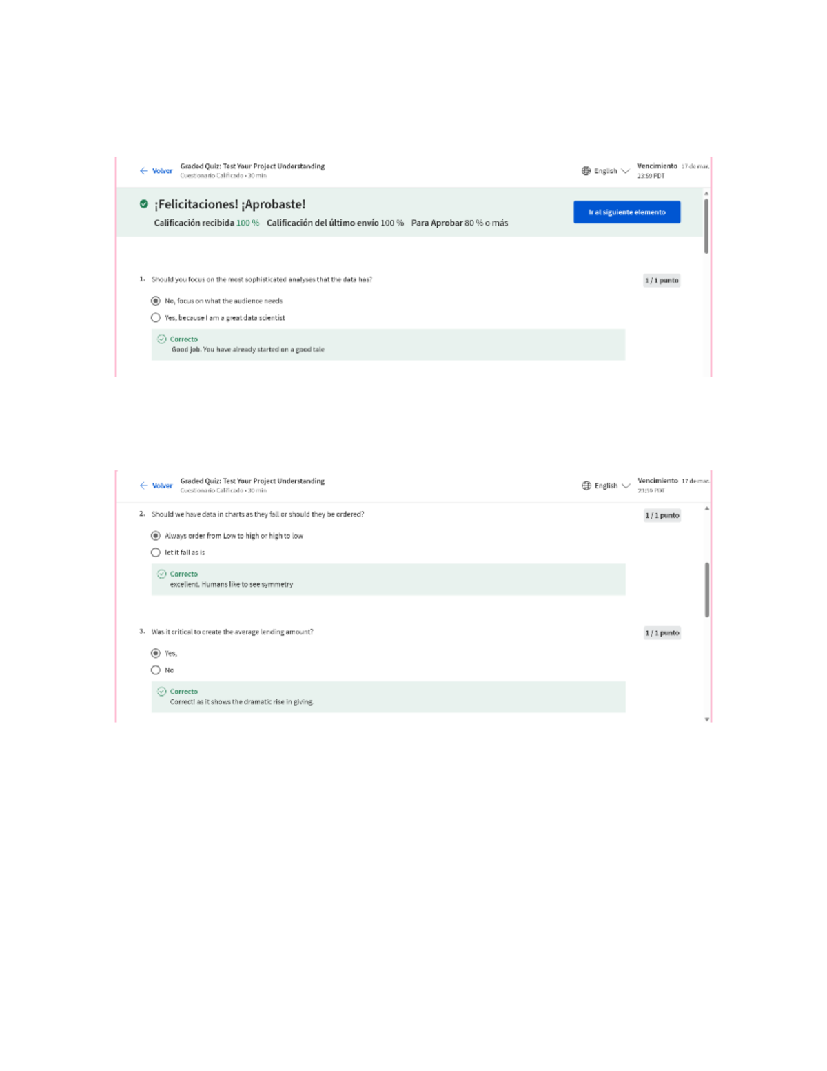 Storytelling With Data Graded Quiz Test Your Project Understanding ...