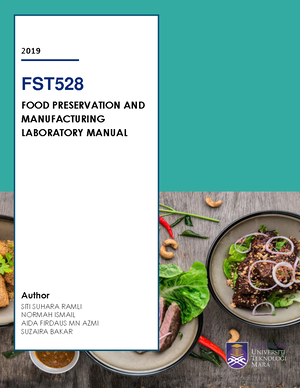 LAB Report 2 (FAT) - fat analysis - FST306: FOOD ANALYSIS LAB REPORT 2 ...