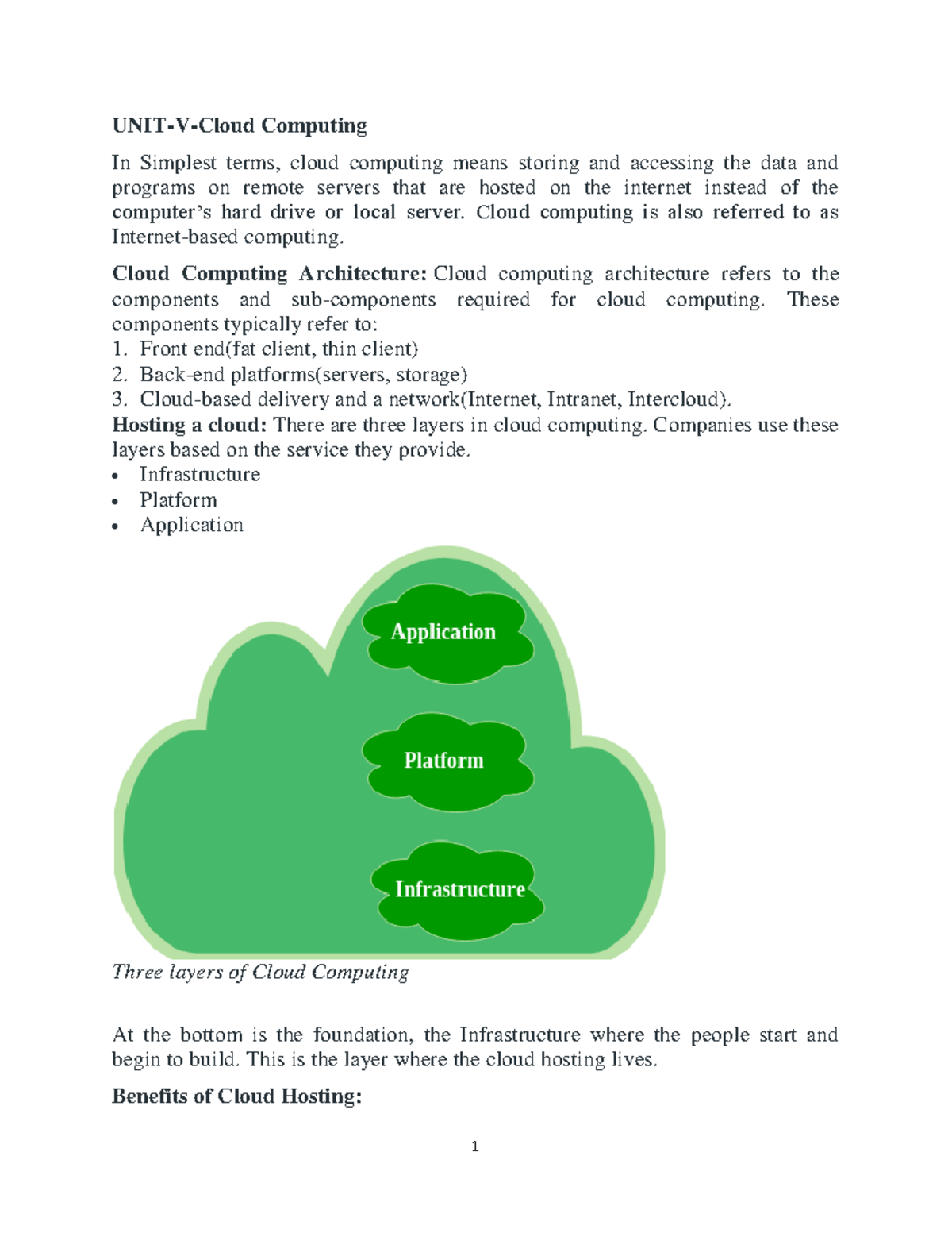 UNIT-V- Cloud Computing - UNIT-V-Cloud Computing In Simplest terms ...