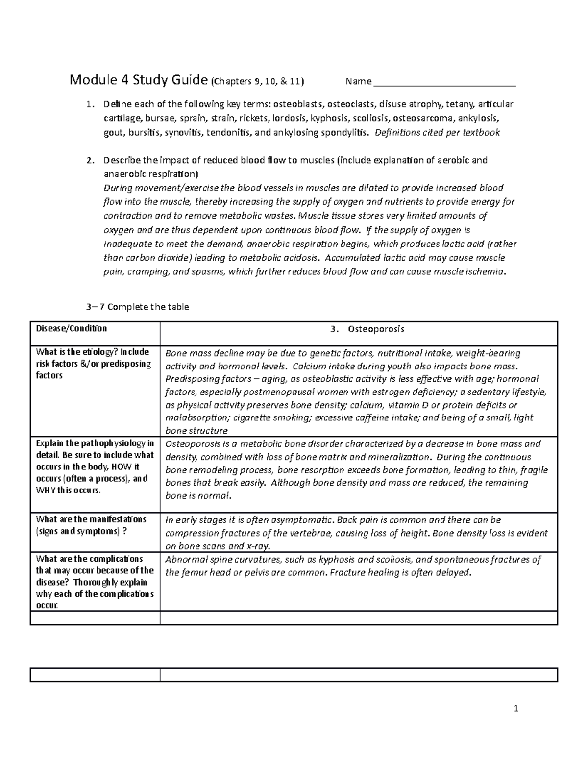 F21 Module 4 Study Guide key - Module 4 Study Guide (Chapters 9, 10 ...