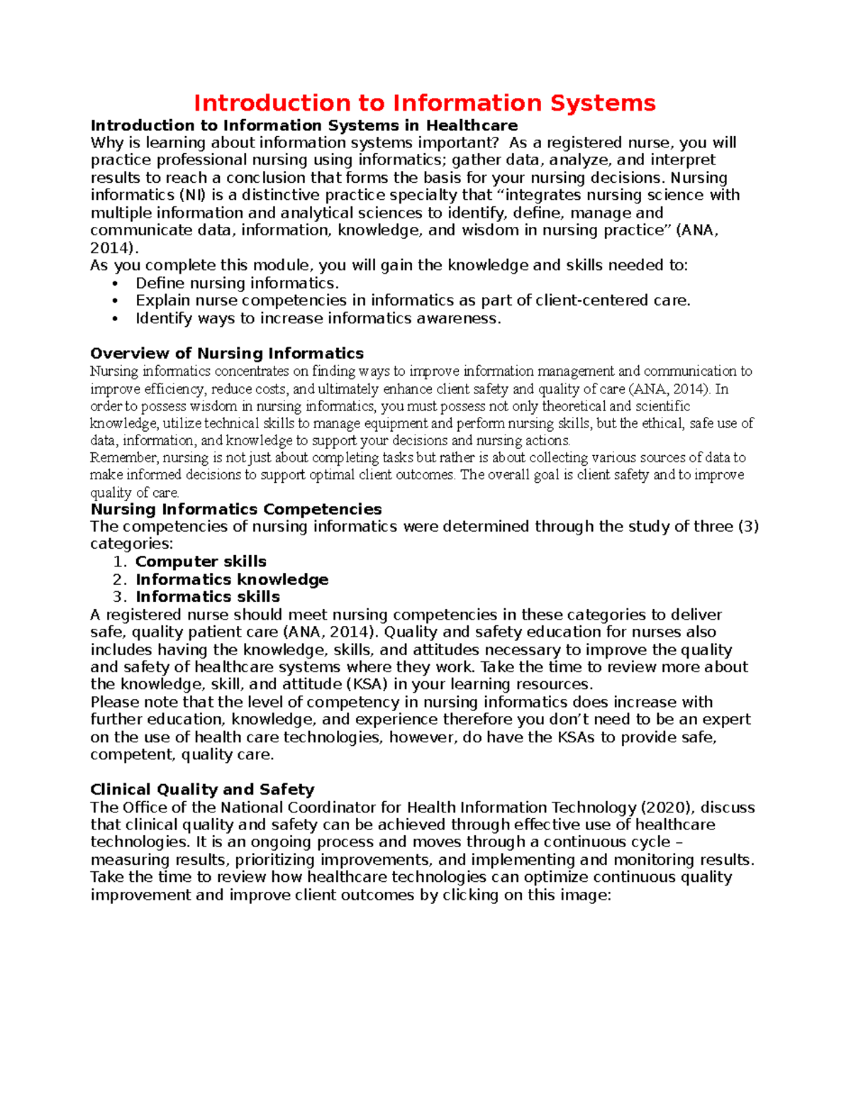 Edapt - Introduction to Information Systems - Introduction to Information Systems Introduction ...