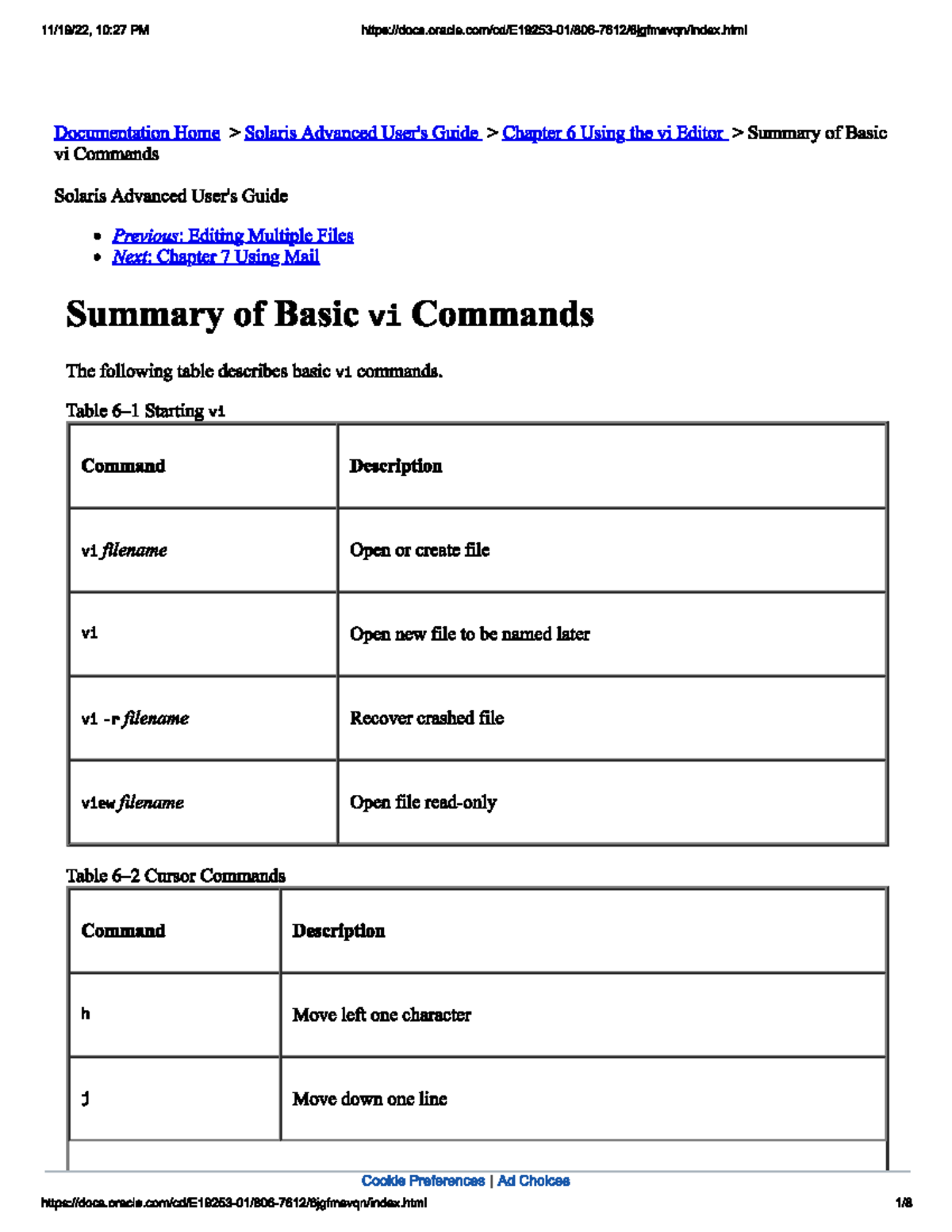 Vi comand - The important materials for student - computer science ...