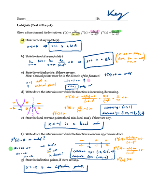 Written Hw 2 complete - 1 MATH 2413 Calculus I WRITTEN HOMEWORK ...
