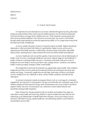 2-2 Journal External Forces - Marsha Prince 2-2 Journal: External ...