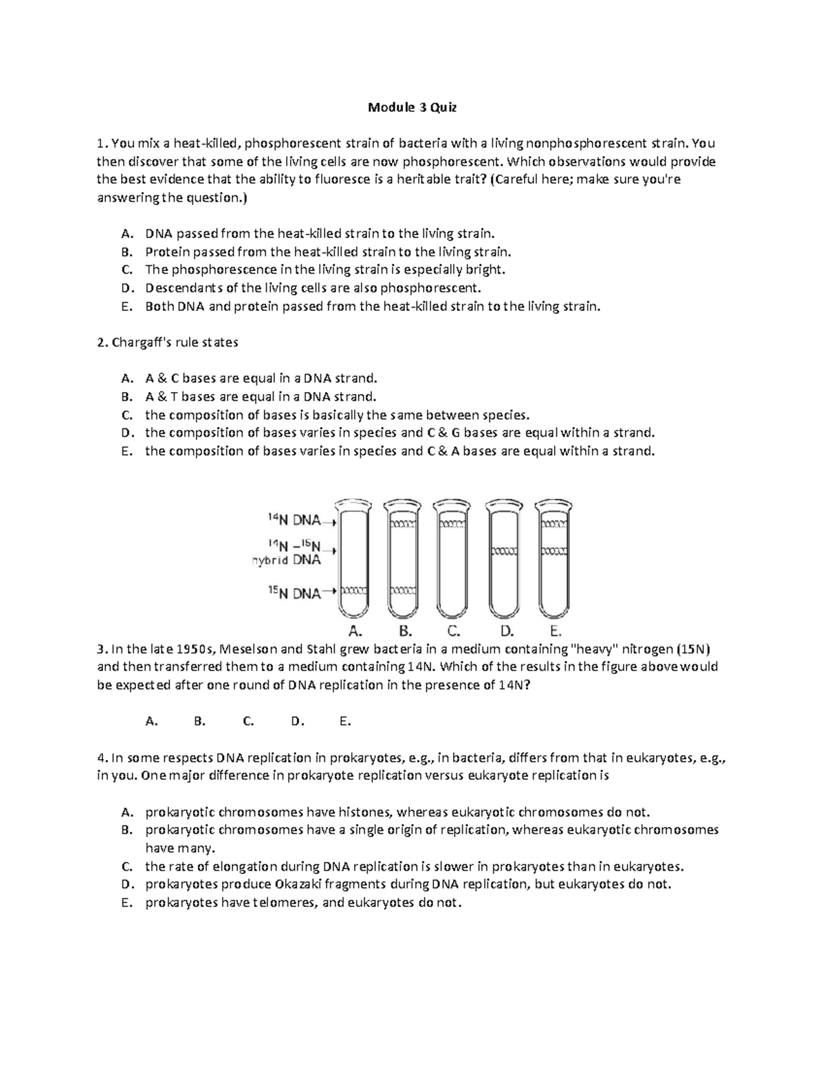 Module 3 Quiz - quizzes for biology 1002 2023/2024 - Module 3 Quiz You ...