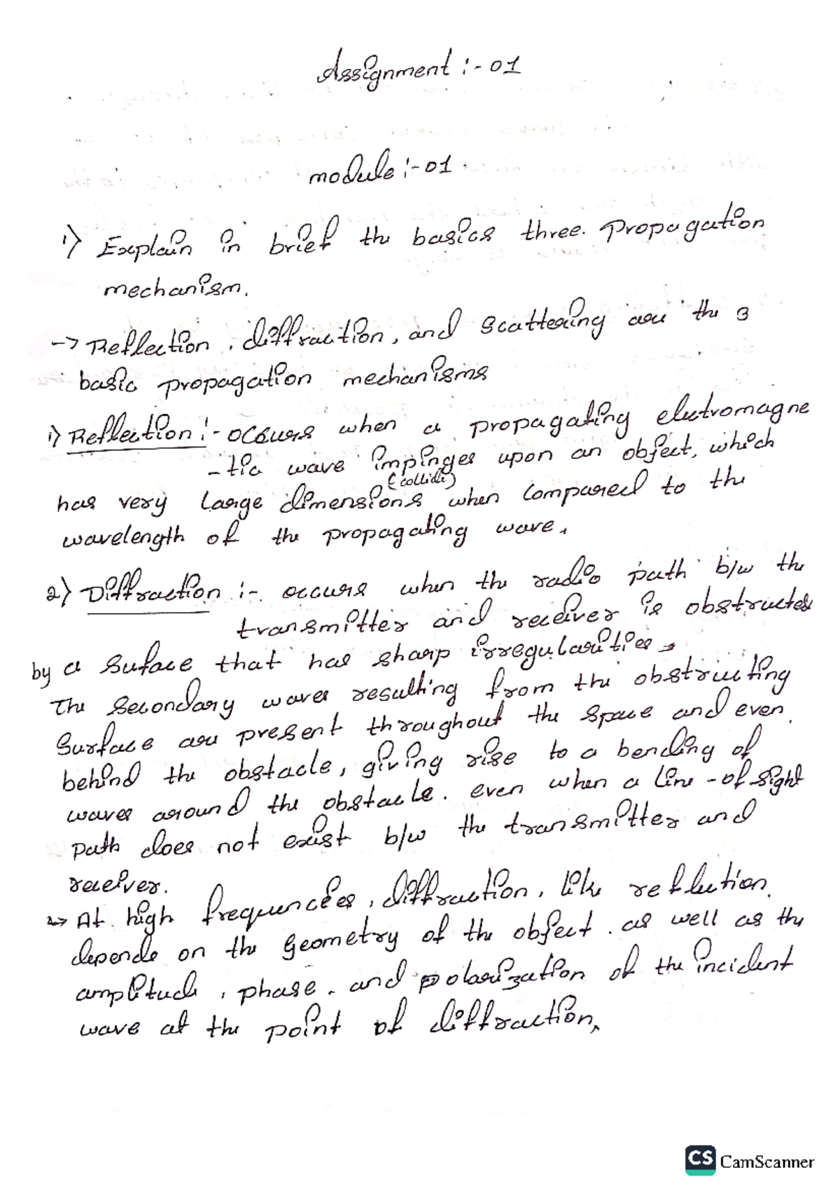WC 1st assignment - electrical and electronics engg - Studocu