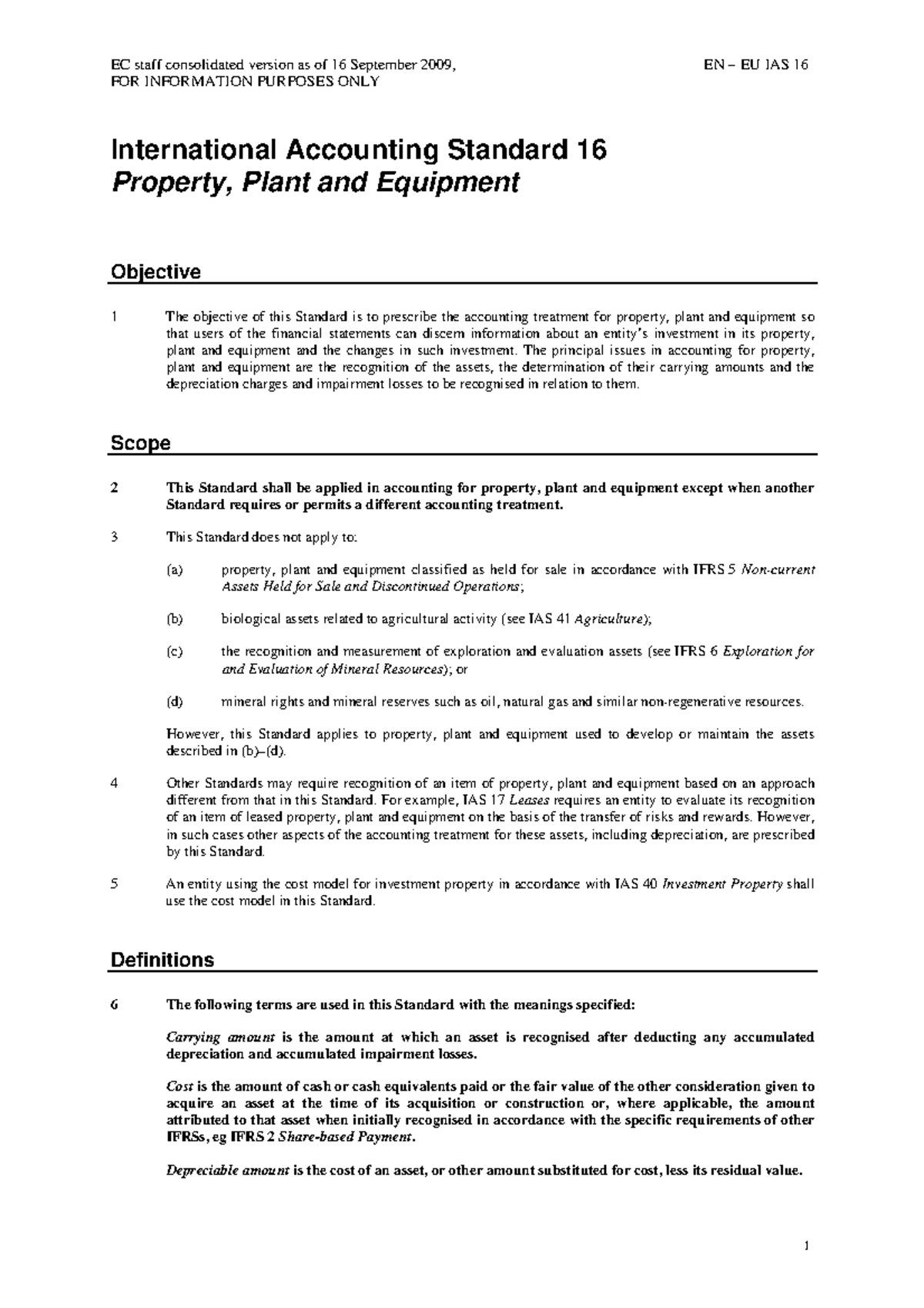Ias-16-en - FOR INFORMATION PURPOSES ONLY International Accounting ...