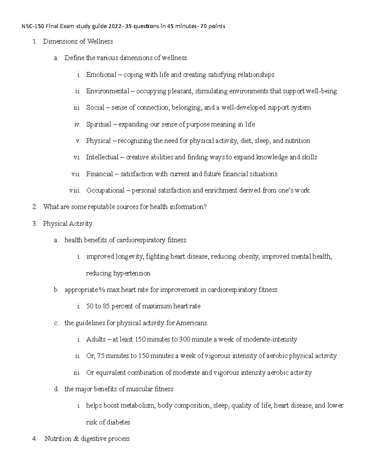 NSC-150 final exam Study Guide 2022 - NSC-150 Final Exam study guide ...