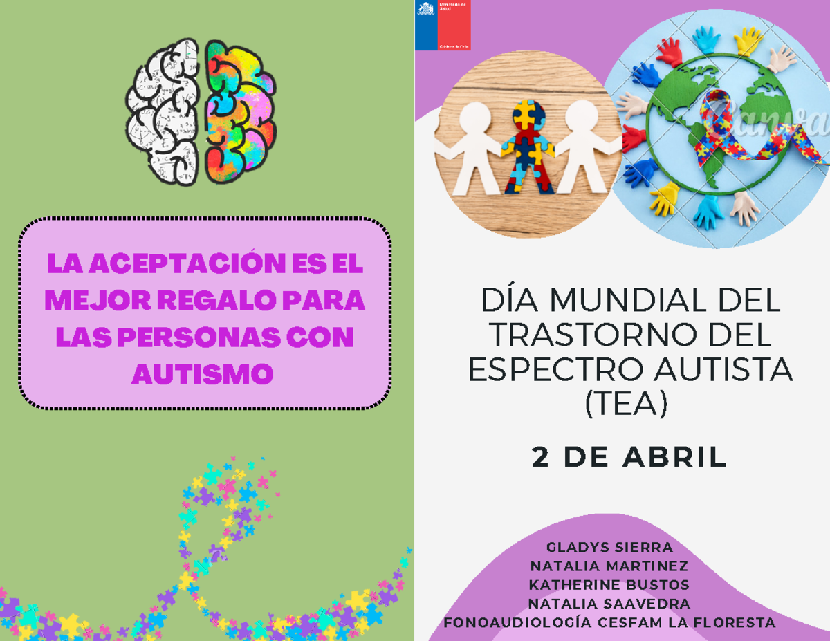 Díptico tea - información - DÍA MUNDIAL DEL TRASTORNO DEL ESPECTRO ...