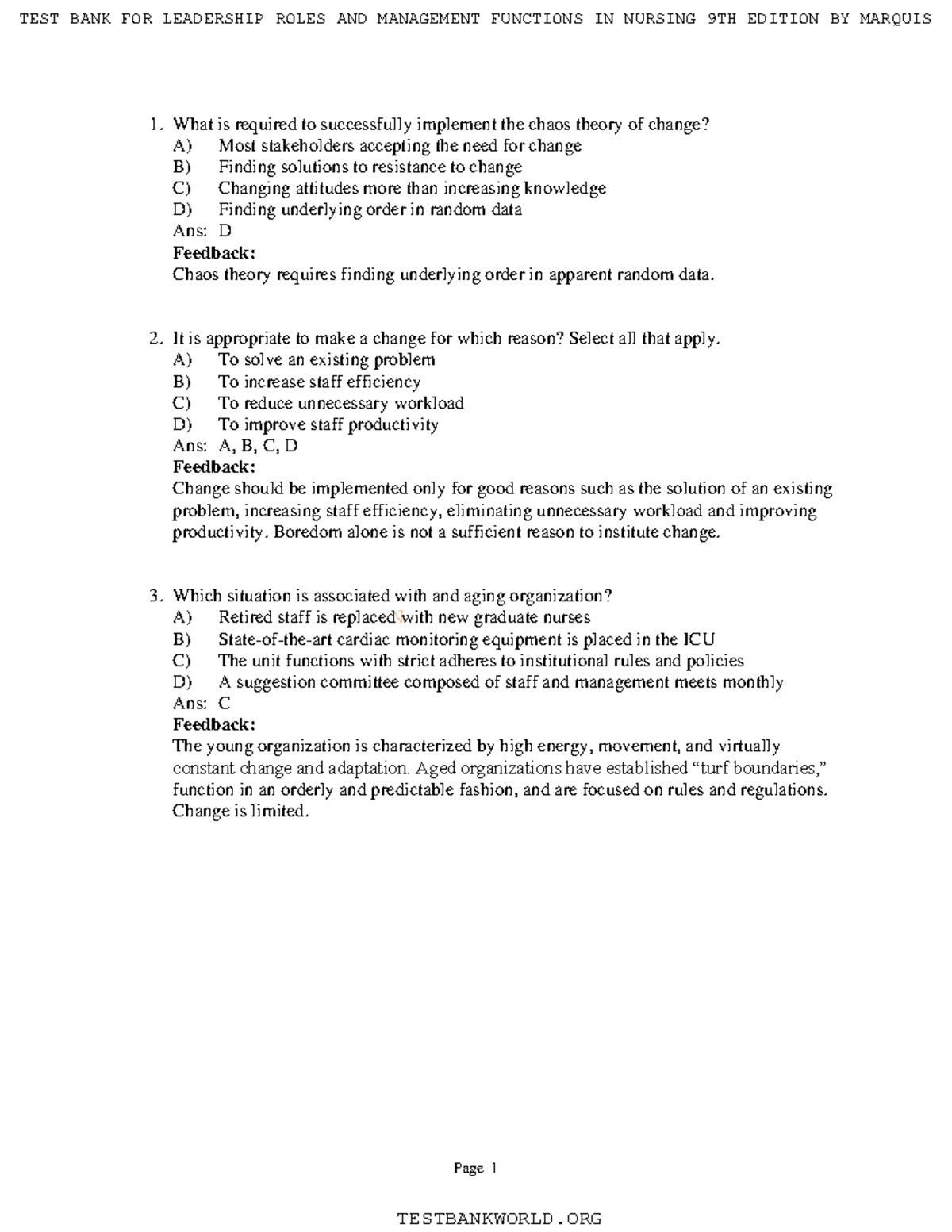 Ch8 multiple choice study questions - N Page 1 What is required to ...