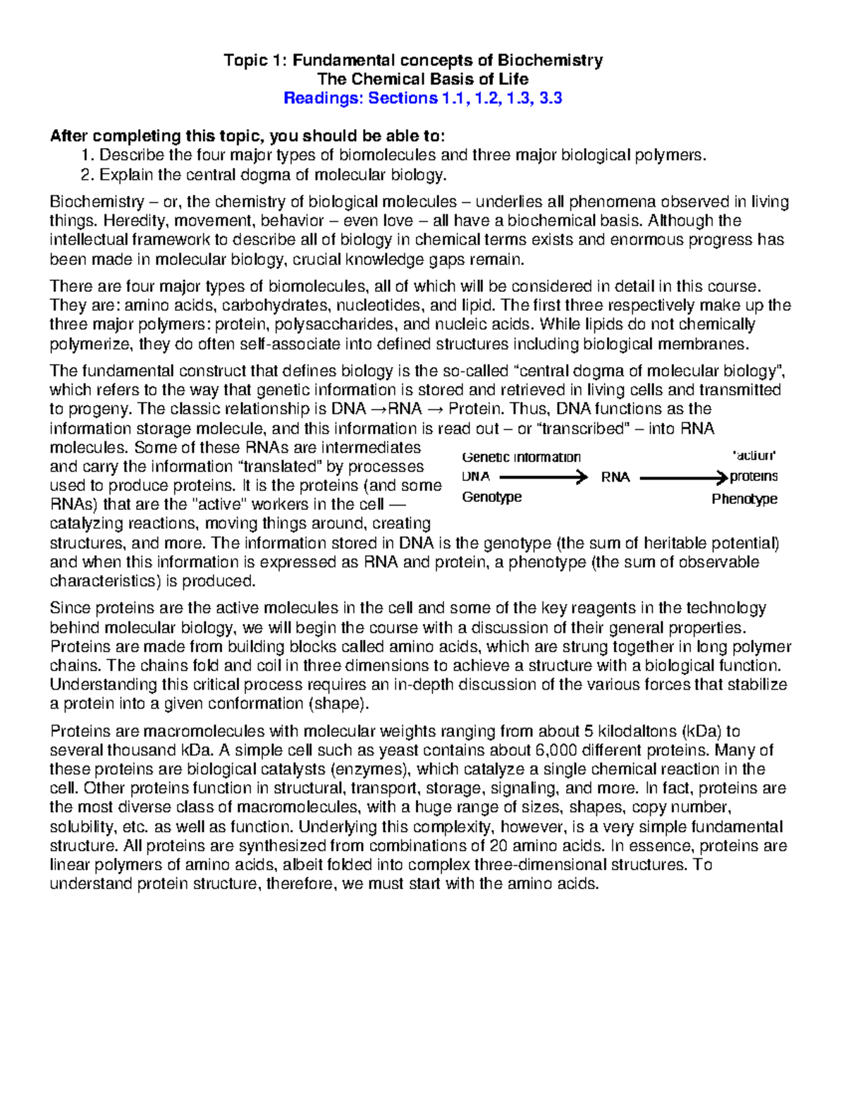 Topic 1 Lecture Notes MB - Topic 1: Fundamental concepts of ...