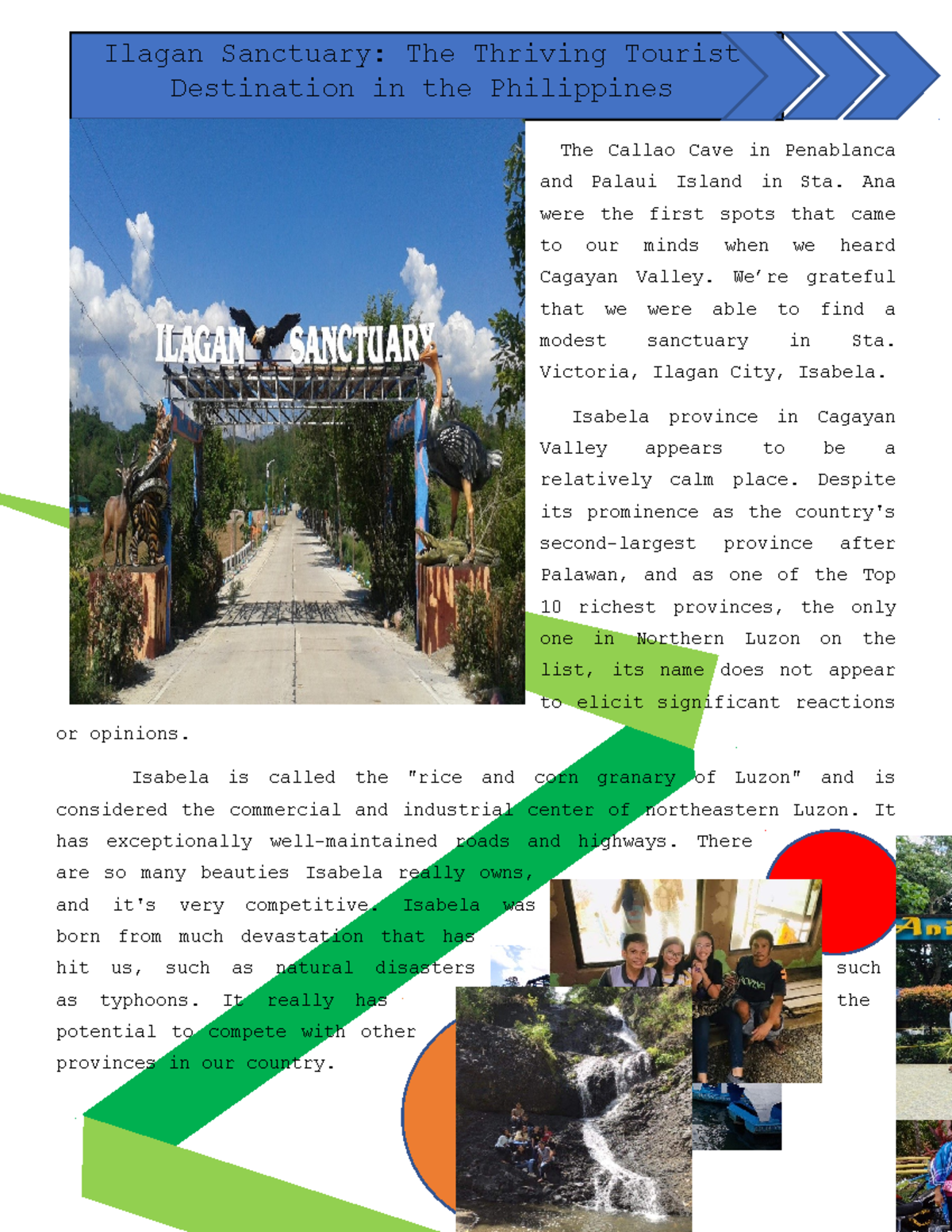 The famous tourist spot In Isabela (Ilagan sanctuary) - The Callao Cave ...