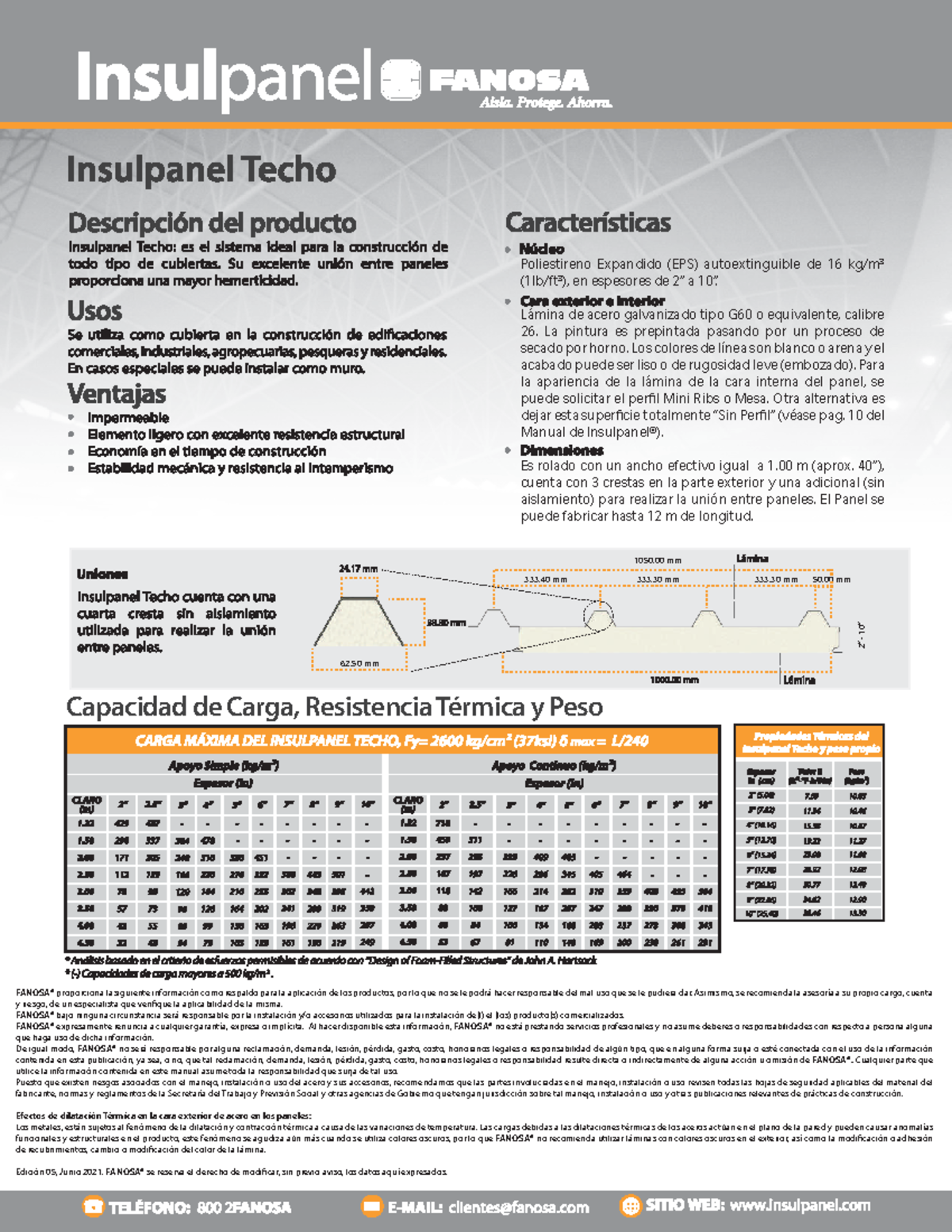 FT insulpanel Techo compressed - Poliestireno Expandido (EPS ...