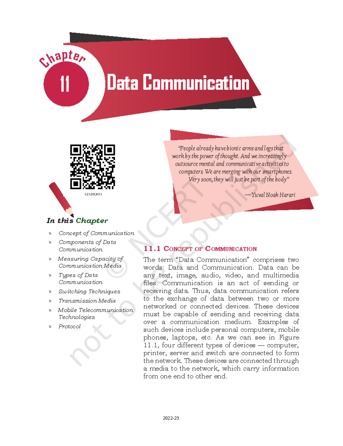 Lecs111 - For notes only - In this Chapter » Concept of Communication ...