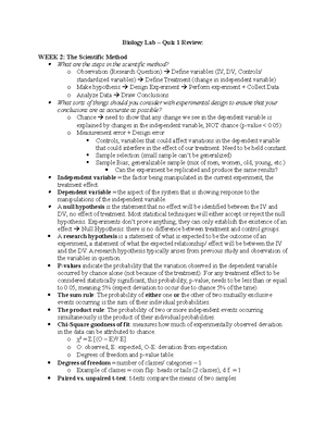 Assignment 4 key - BSCI 1100L, Fall 2020 - LAB 4 ASSIGNMENT 4 ...