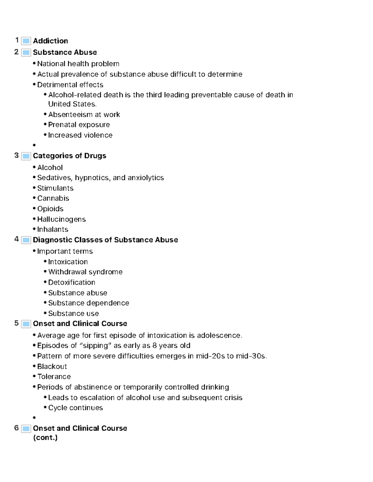Addiction - outline pdf - 1 Addiction 2 Substance Abuse National health ...