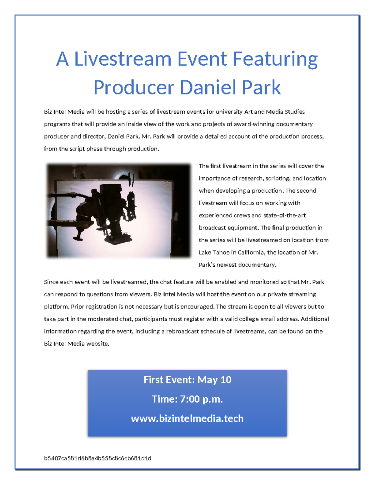 Sloan Word 1E Livestream - A Livestream Event Featuring Producer Daniel ...