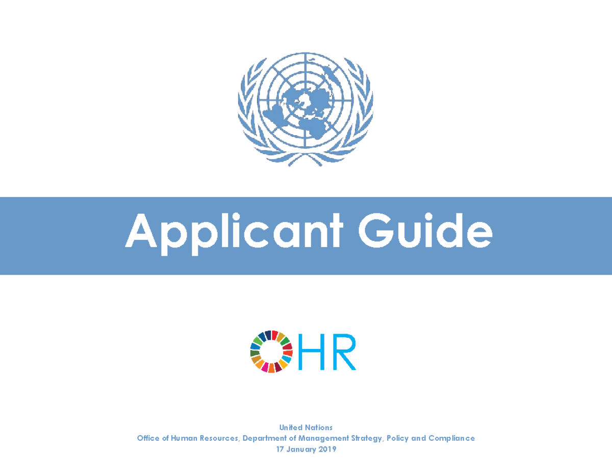 Applicant guide - good revisions materials - Applicant Guide United ...