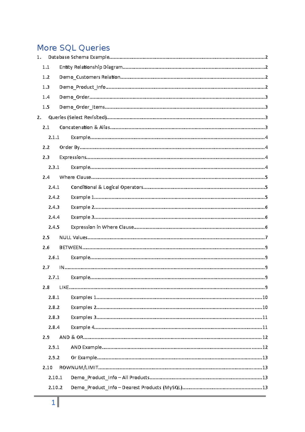 Database Development Unit 4 - More SQL Queries Database Schema - Studocu
