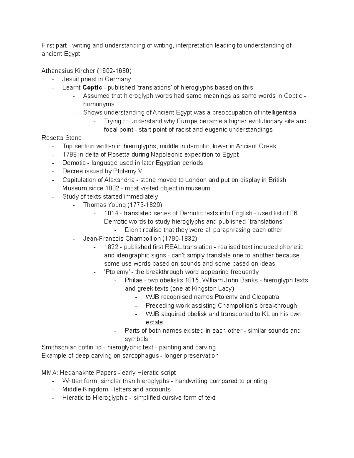 L3 - Power, Pharaohs People - First part - writing and understanding of ...