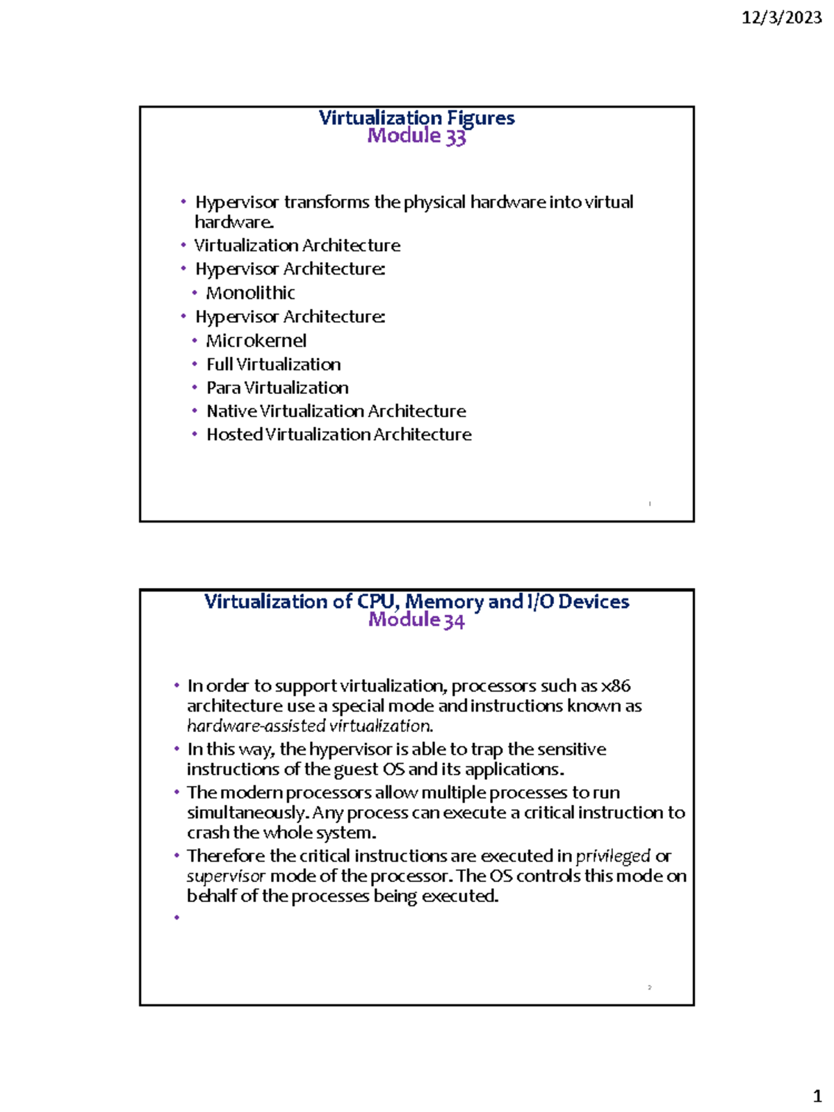 Module 33 71 2 Ppt Dmfkdmskz Hypervisor Transforms The Physical