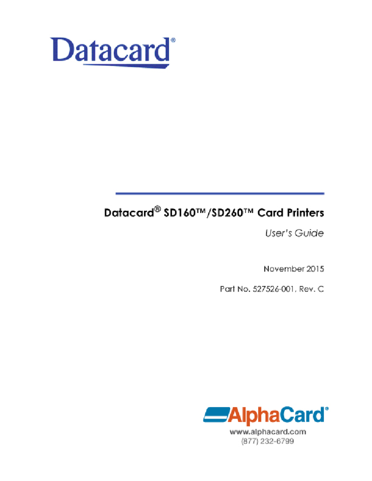 Alphacard - Manuales - ii Notice Please do not attempt to operate or ...