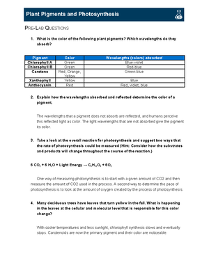 Cell Structure and Function - PRE-LAB QUESTIONS Identify three major similarities and ...