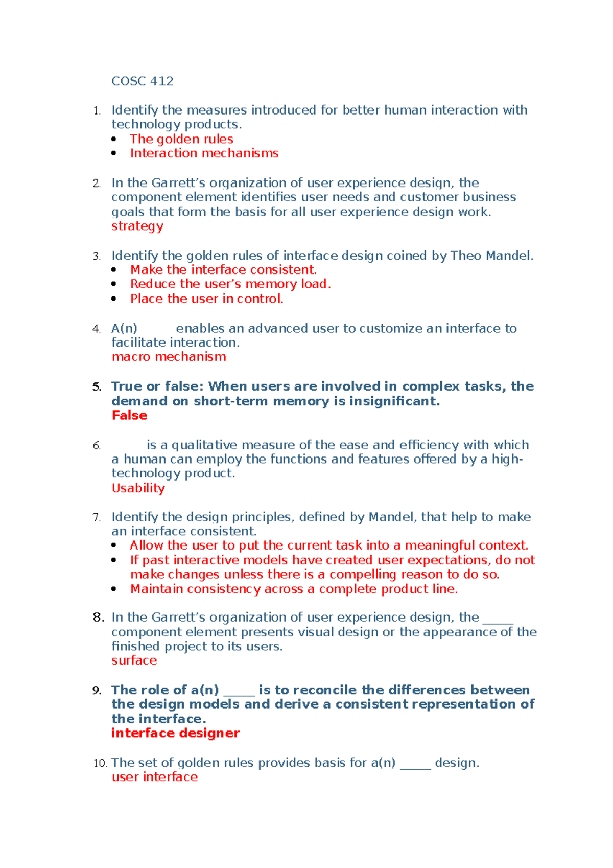 Homework - These question are from the book named, Software Engineering ...